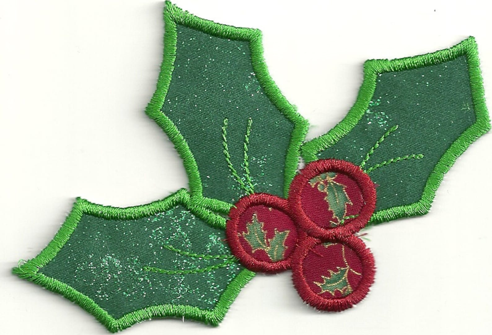 Christmas Holly Patch! Custom Made! - Etsy