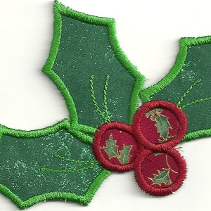 Christmas Holly Patch! Custom Made! - Etsy