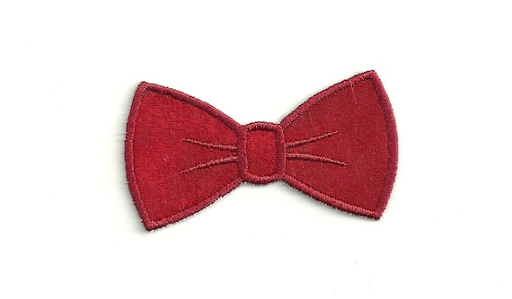 Large Bow Tie Patch Any Color Custom Made | Etsy