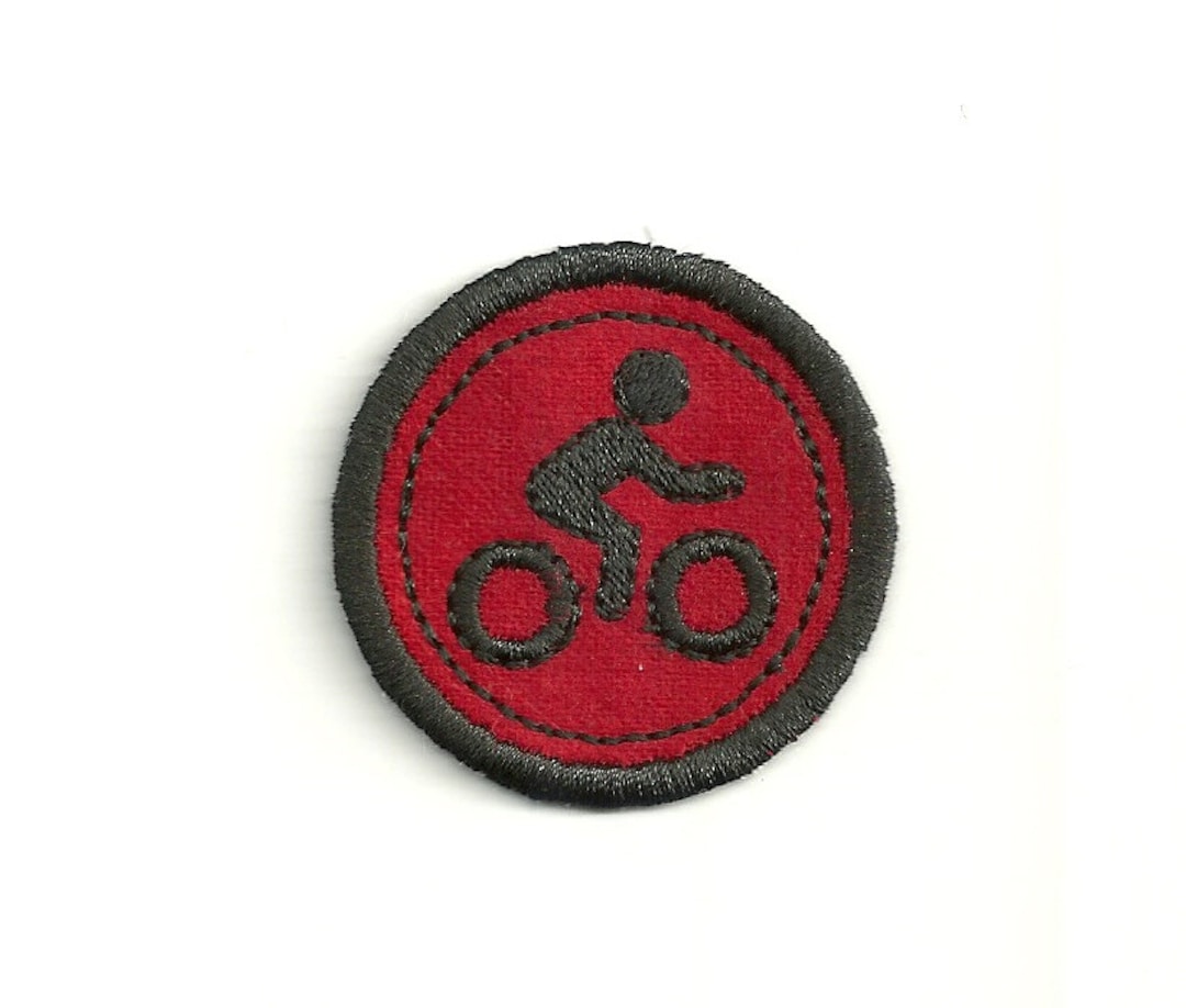 2" Bicycling Merit Badge! Any Color Combo! Custom Made! - Etsy