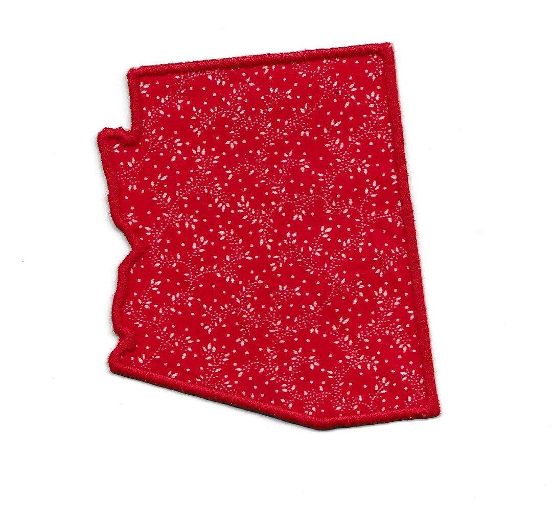 Arizona State Patch! Any Color! Custom Made! - Etsy