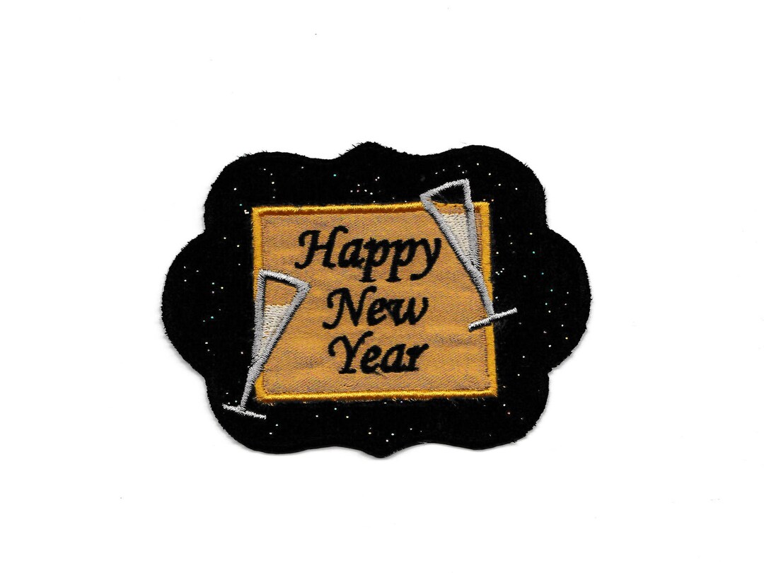 Happy New Year Patch! Custom Made! - Etsy