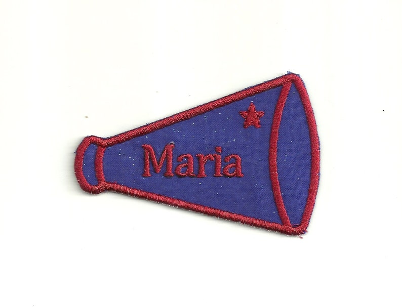 Your Name on a Megaphone Patch! Custom Made! Any Color Combo! AP19 - Etsy