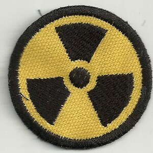 Small, Radioactive Sign Patch Custom Made - Etsy