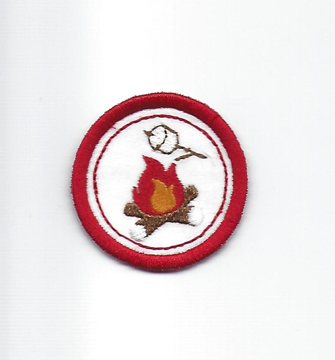 2" Campfire Cooking Merit Badge, Patch! Any Color Combo! Custom Made ...