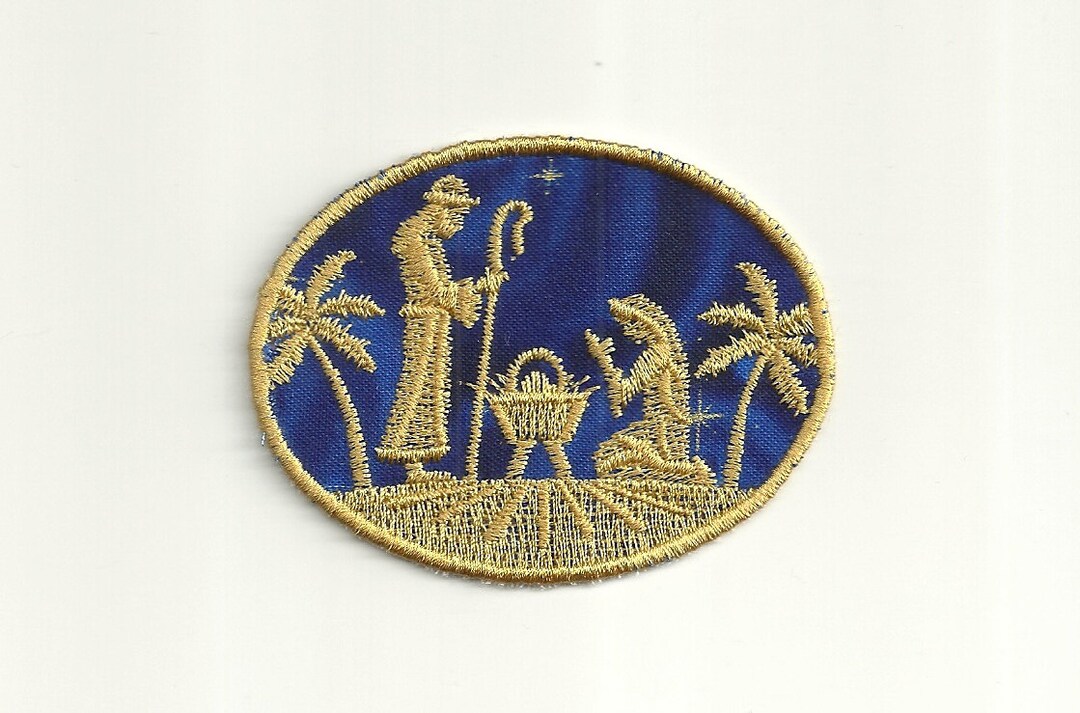 Nativity Scene Patch! Custom Made! - Etsy