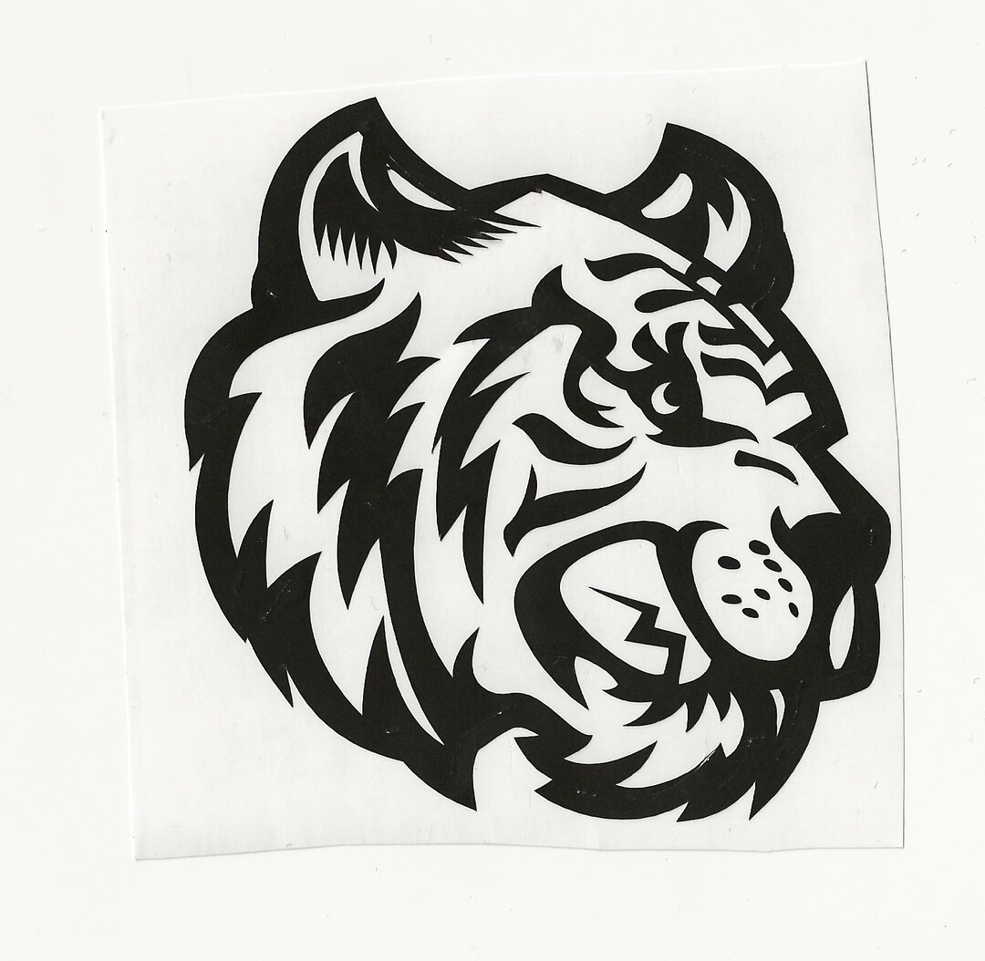 Tiger Vinyl Decal 3! Multiple Sizes Custom Made! - Etsy