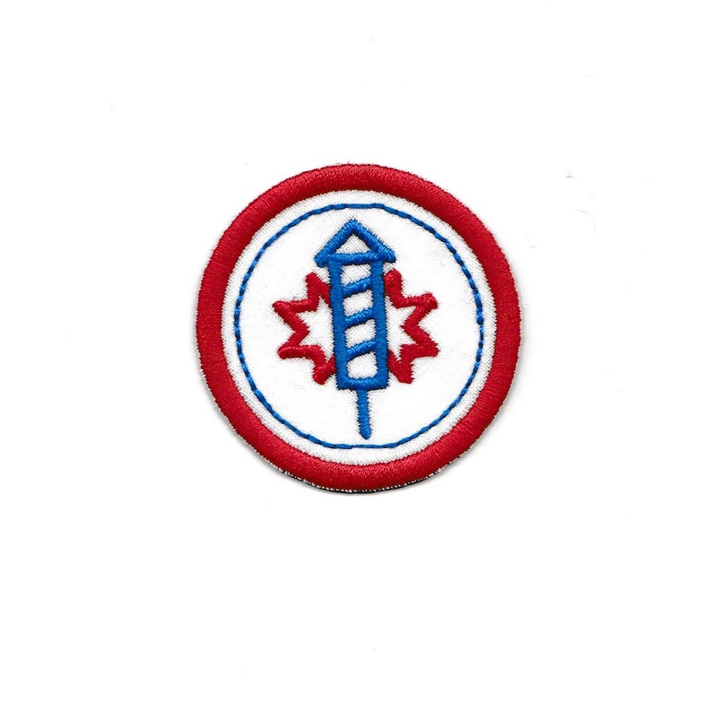 2 Fireworks Merit Badge Patch Any Color Combo Custom - Etsy