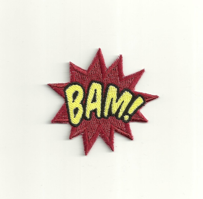 Super Hero, BAM Patch! Any Color Combo! Custom Made! F32 - Etsy