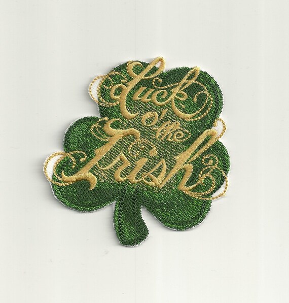 Luck O' the Irish Patch Custom Made | Etsy