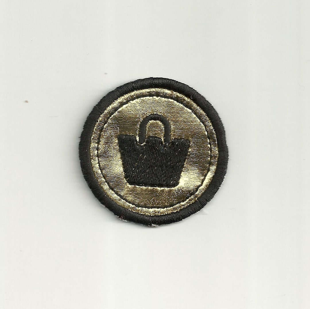 2" Shopping Merit Badge, Patch! Any Color Combo, Custom Made! - Etsy