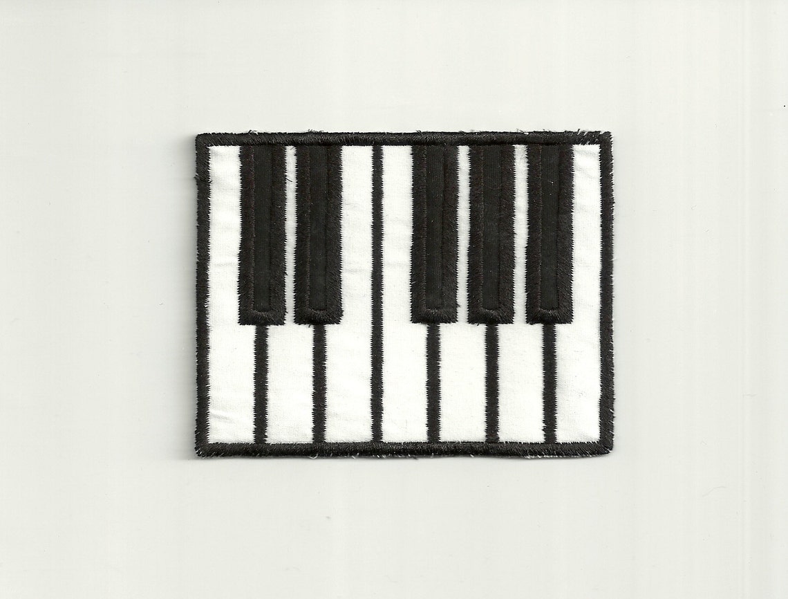 2 Piano Key's Patch Custom Made AP135 - Etsy