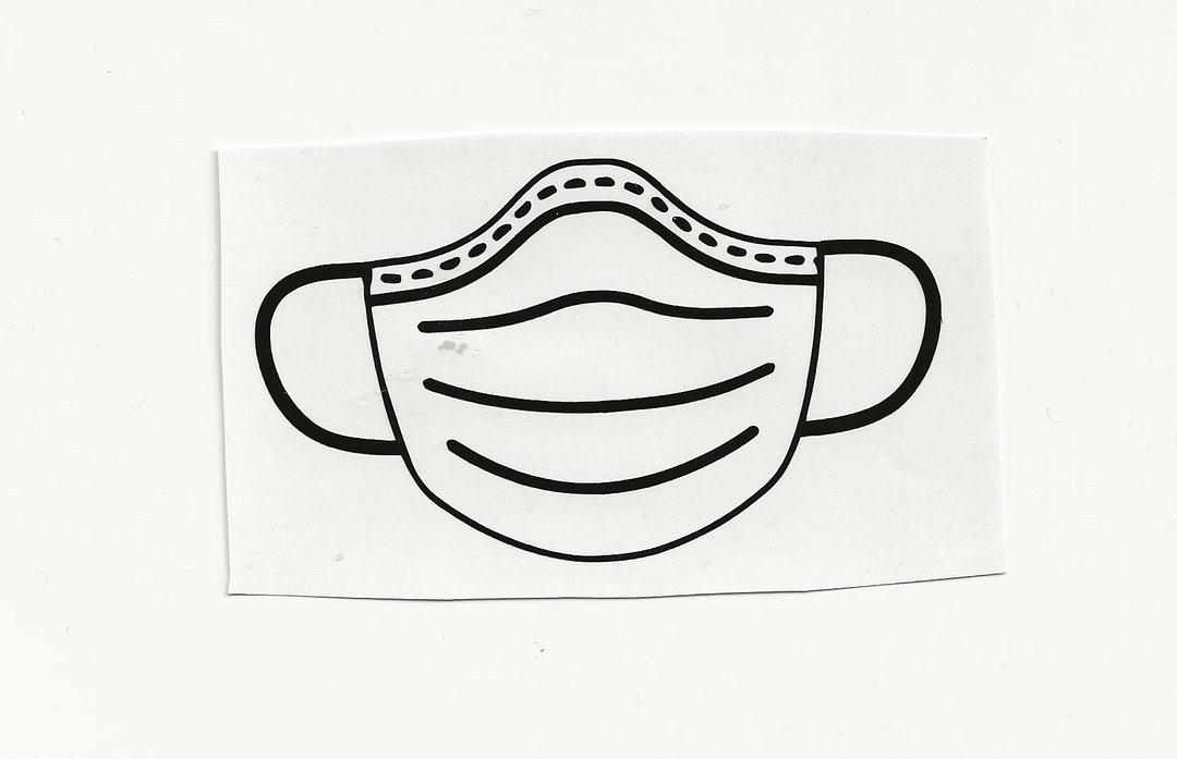 Mask Vinyl Decal! Multiple Sizes Custom Made! - Etsy