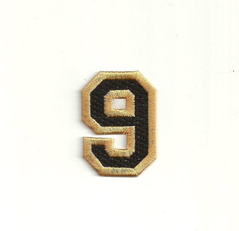 2" Varsity Number Patch, Any Color Combo, Custom Made! - Etsy