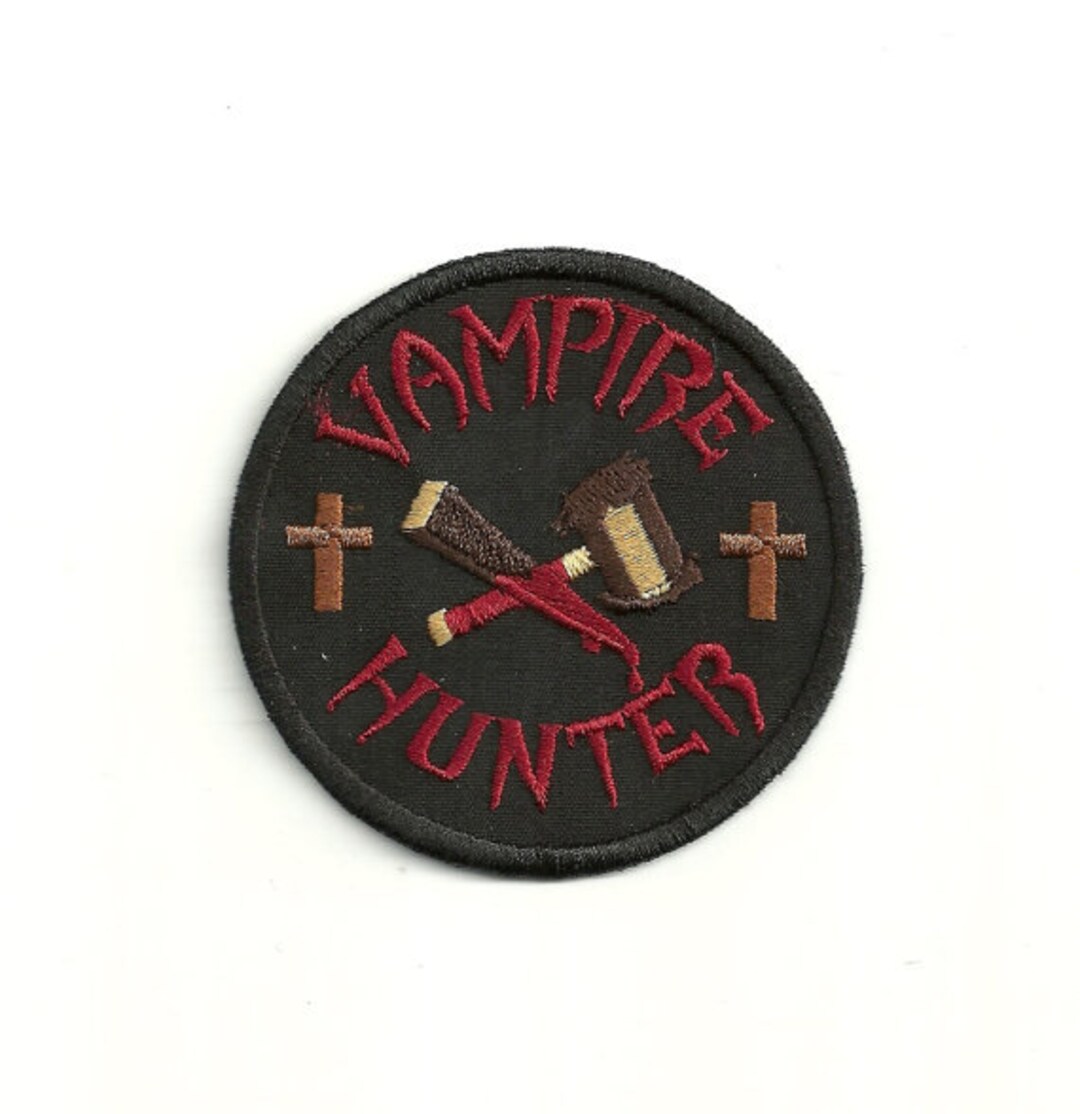 Vampire Hunter Merit Badge, Patch! Custom Made! - Etsy