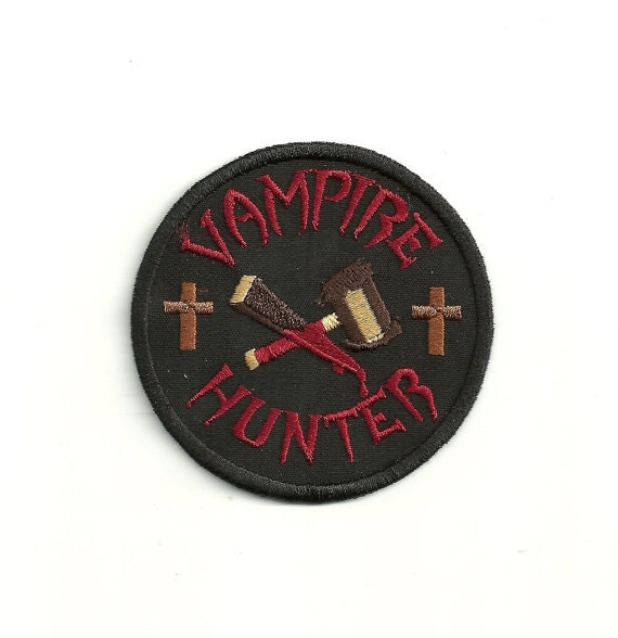 Vampire Hunter Merit Badge Patch Custom Made | Etsy