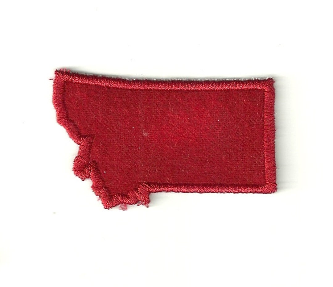 Tiny, Montana State Patch! Custom Made! - Etsy