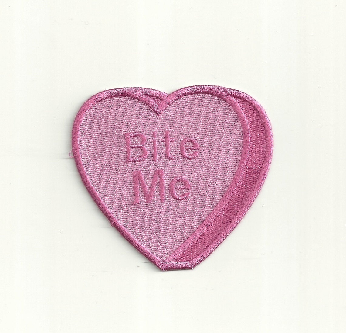 Bite Me! Anti-conversation Heart Patch. Any Color! Custom Made! F20 - Etsy