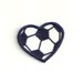 Tiny Soccer Ball Heart Patch Custom Made AP89 - Etsy