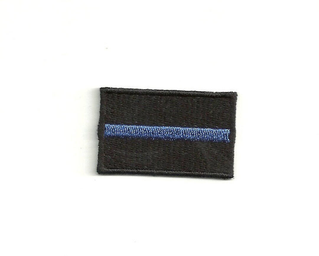 4" Thin Blue Line, Police Responder Patch! Custom Made! - Etsy