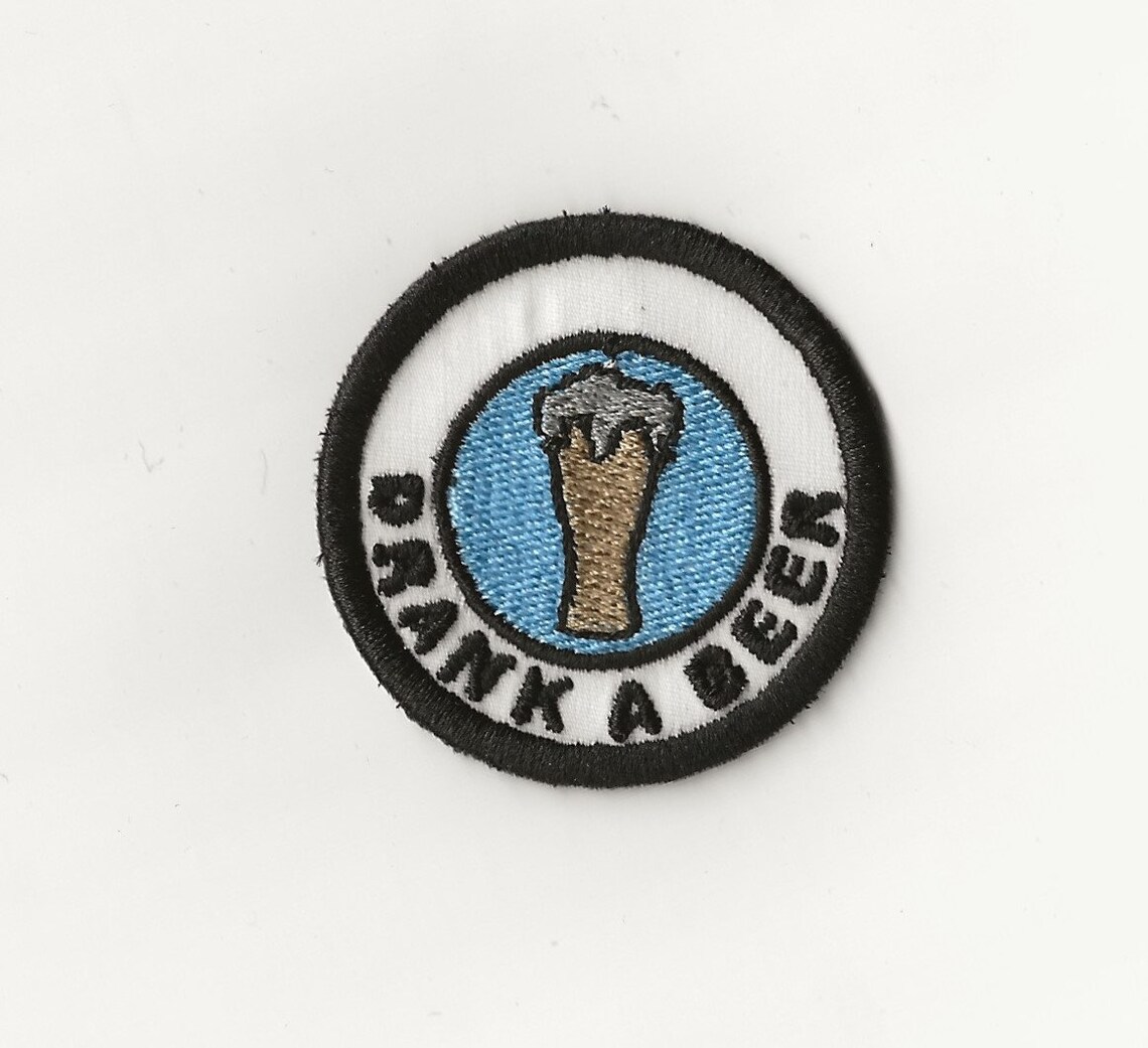 2 I Drank a Beer Merit Badge Patch Any Color Combo | Etsy