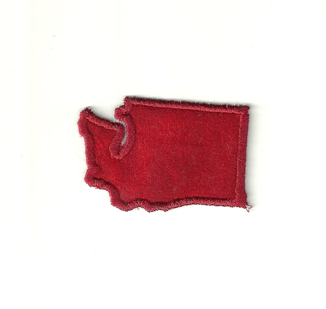4" Washington State Patch! Any Color! Custom Made! - Etsy
