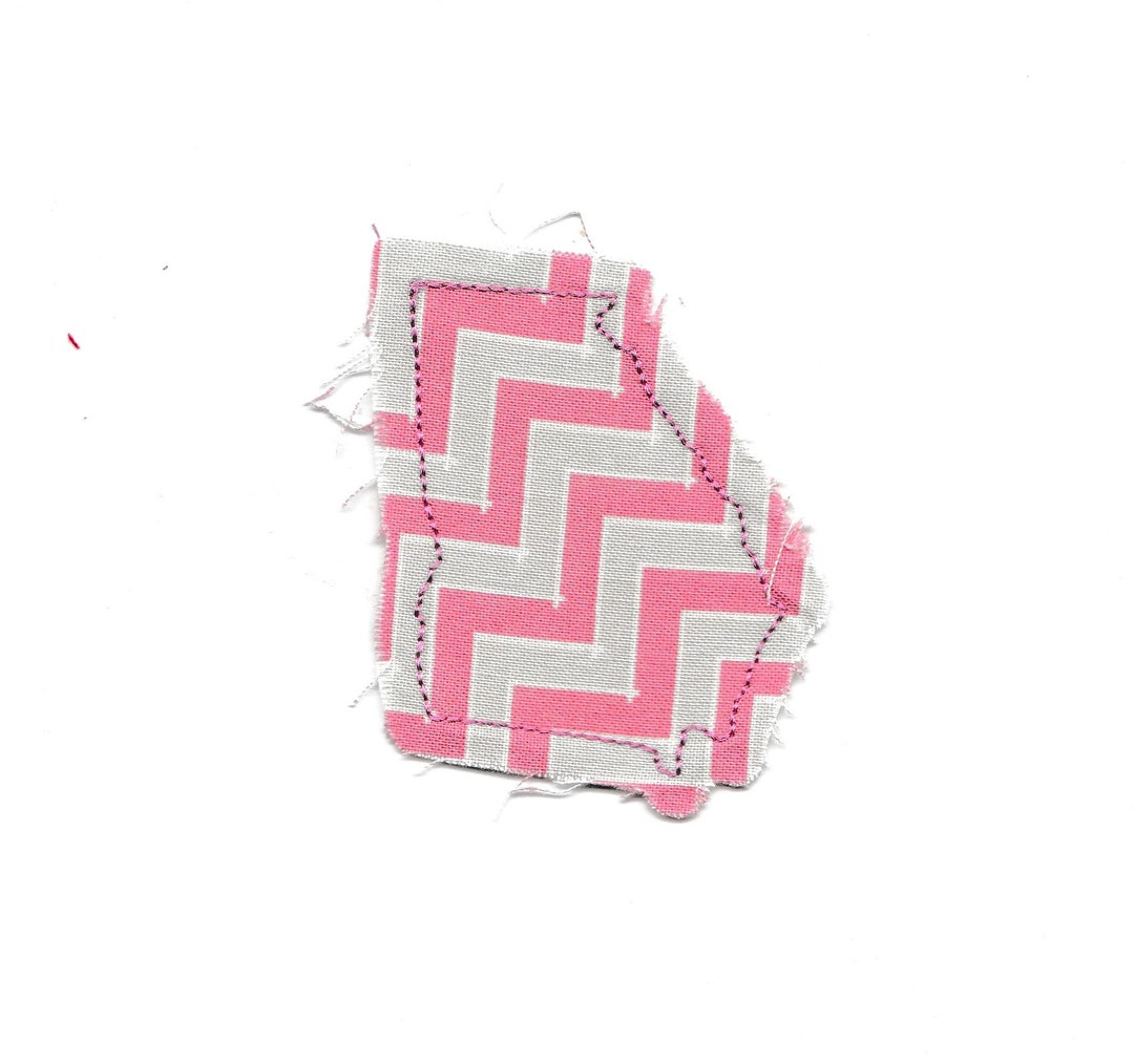 Distressed Georgia State Patch! Small Custom Made! - Etsy