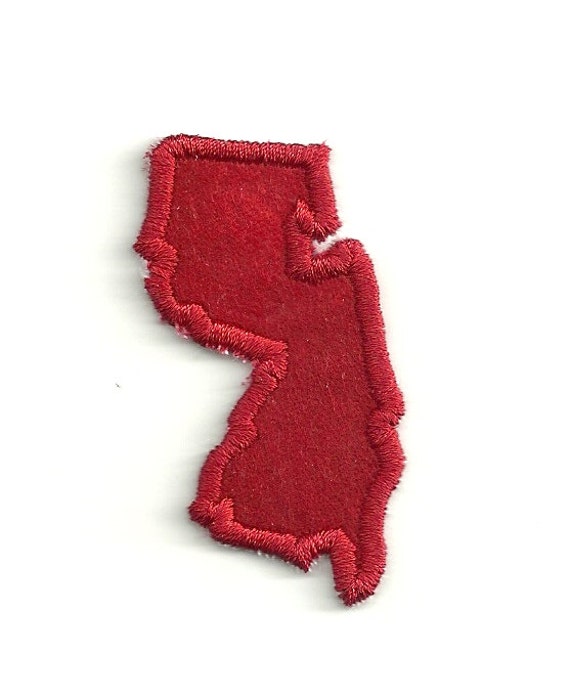 New Jersey State Patch Custom Made - Etsy