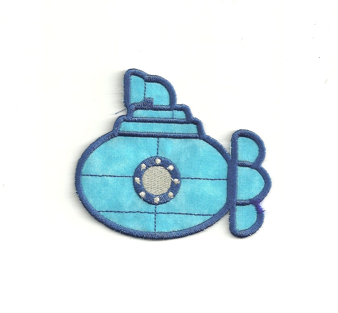 Submarine Patch, Any Color! Custom Made! - Etsy