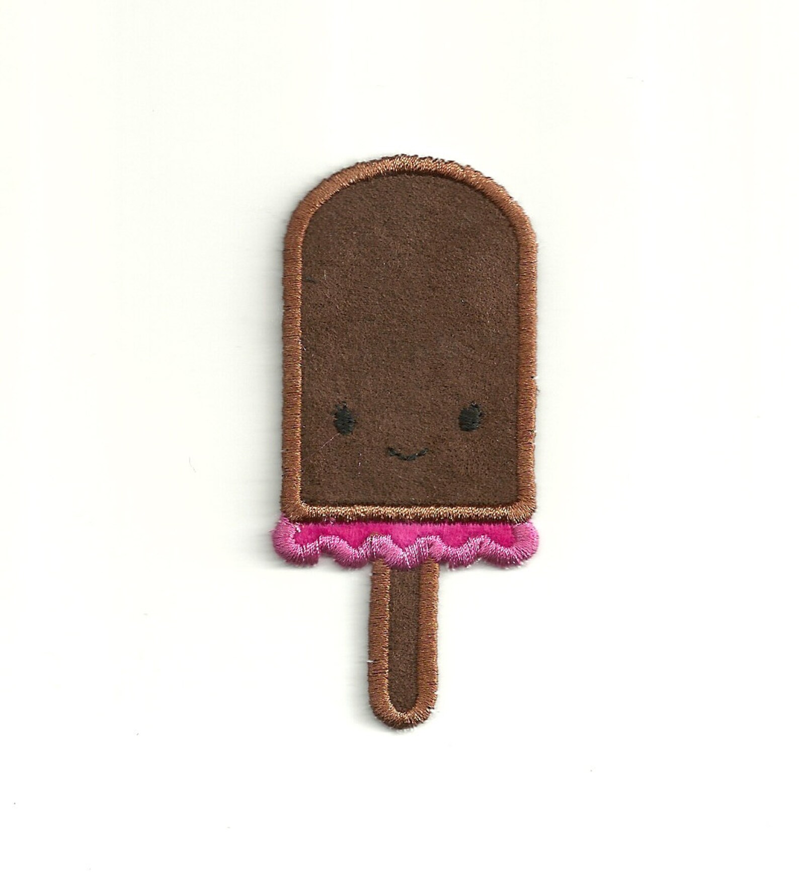 Smiley Fudge Popsicle Patch! Custom Made! - Etsy