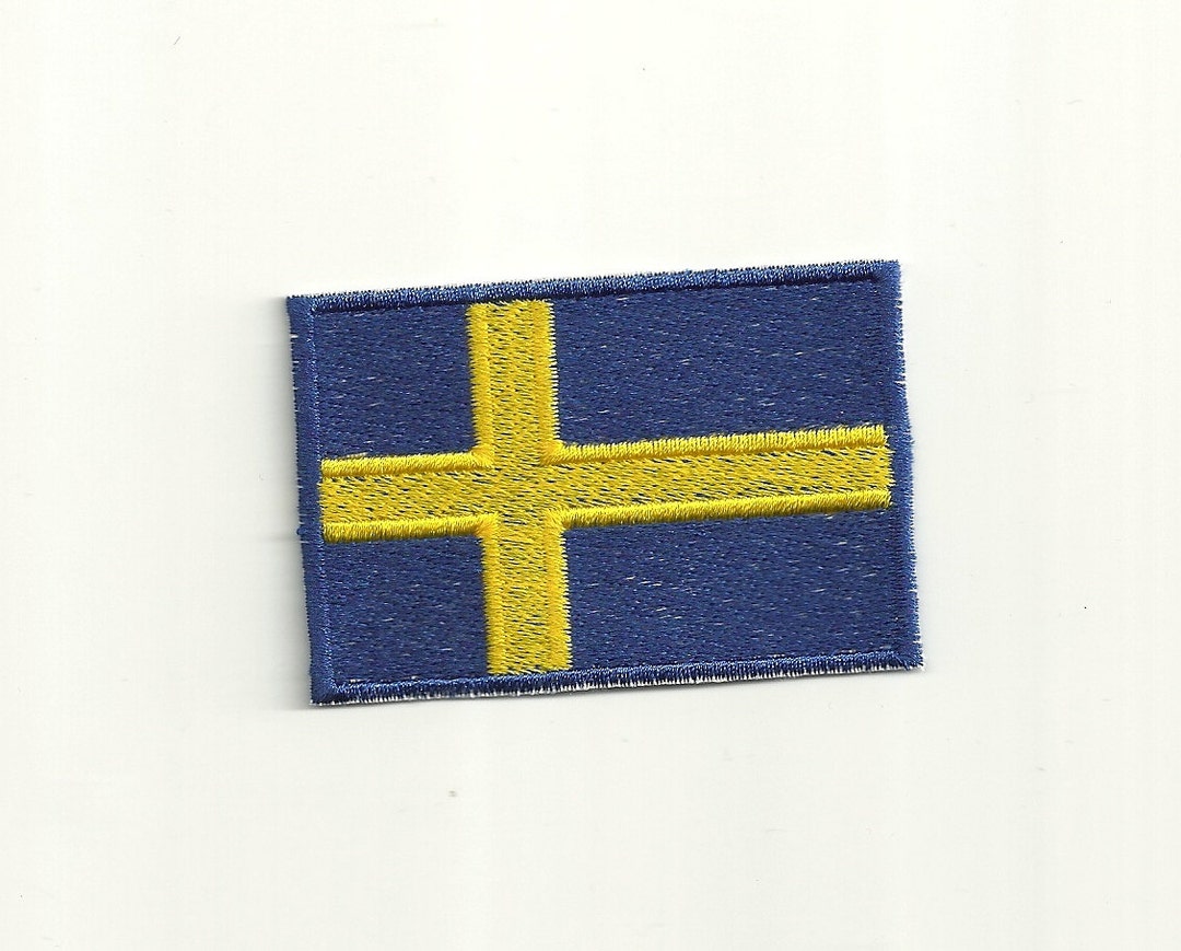 Swedish Flag Patch! Custom Made! - Etsy