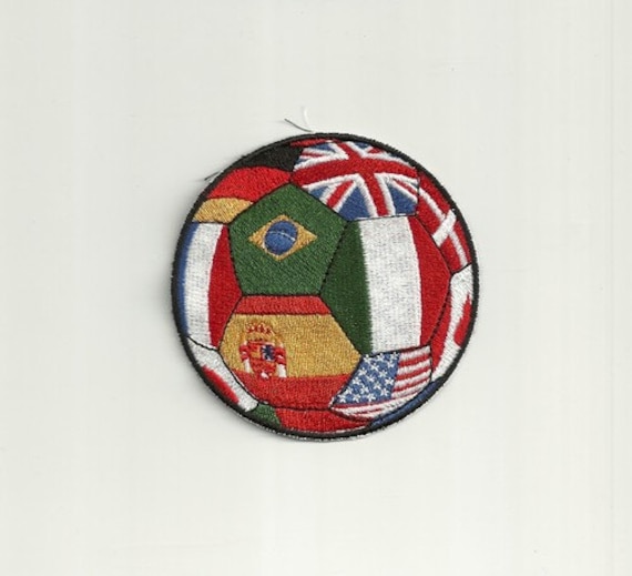 World Cup Flag Patch Custom Made - Etsy