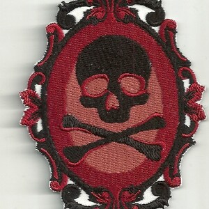 Skull Cameo Patch Custom Made! - Etsy