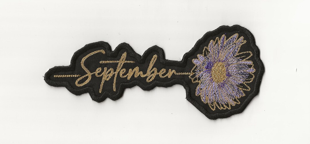 September Birth Flower, Aster Patch! Custom Made! AP144 - Etsy
