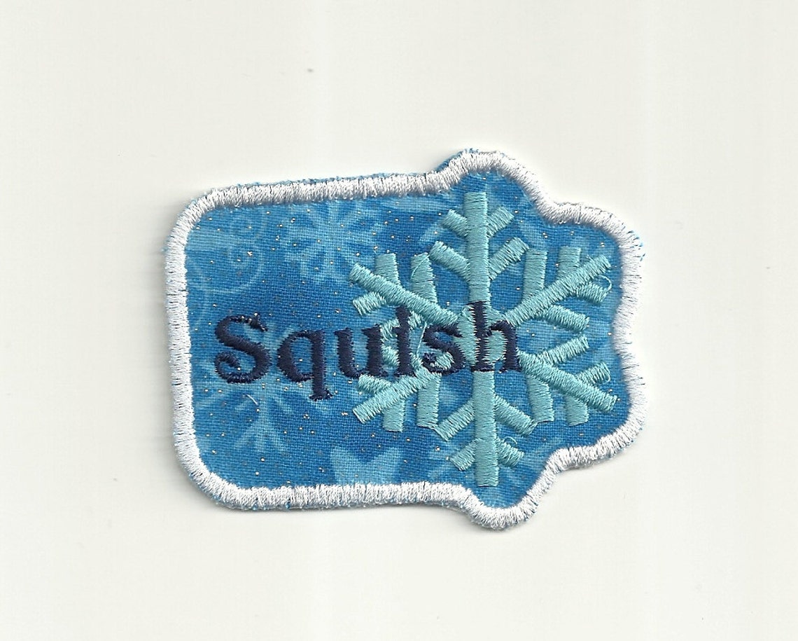 Your Name on a Snowflake Patch Custom Made - Etsy