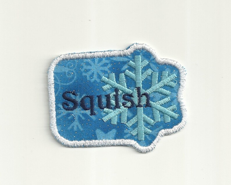 Your Name on a Snowflake Patch! Custom Made! - Etsy