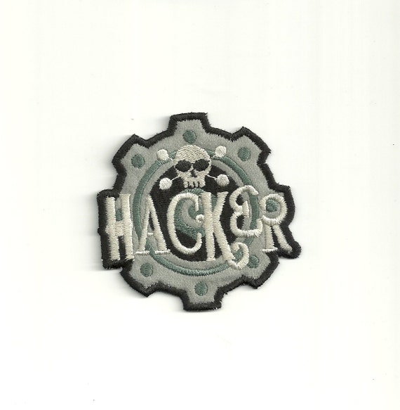 Hacker Skull Patch Custom Made - Etsy