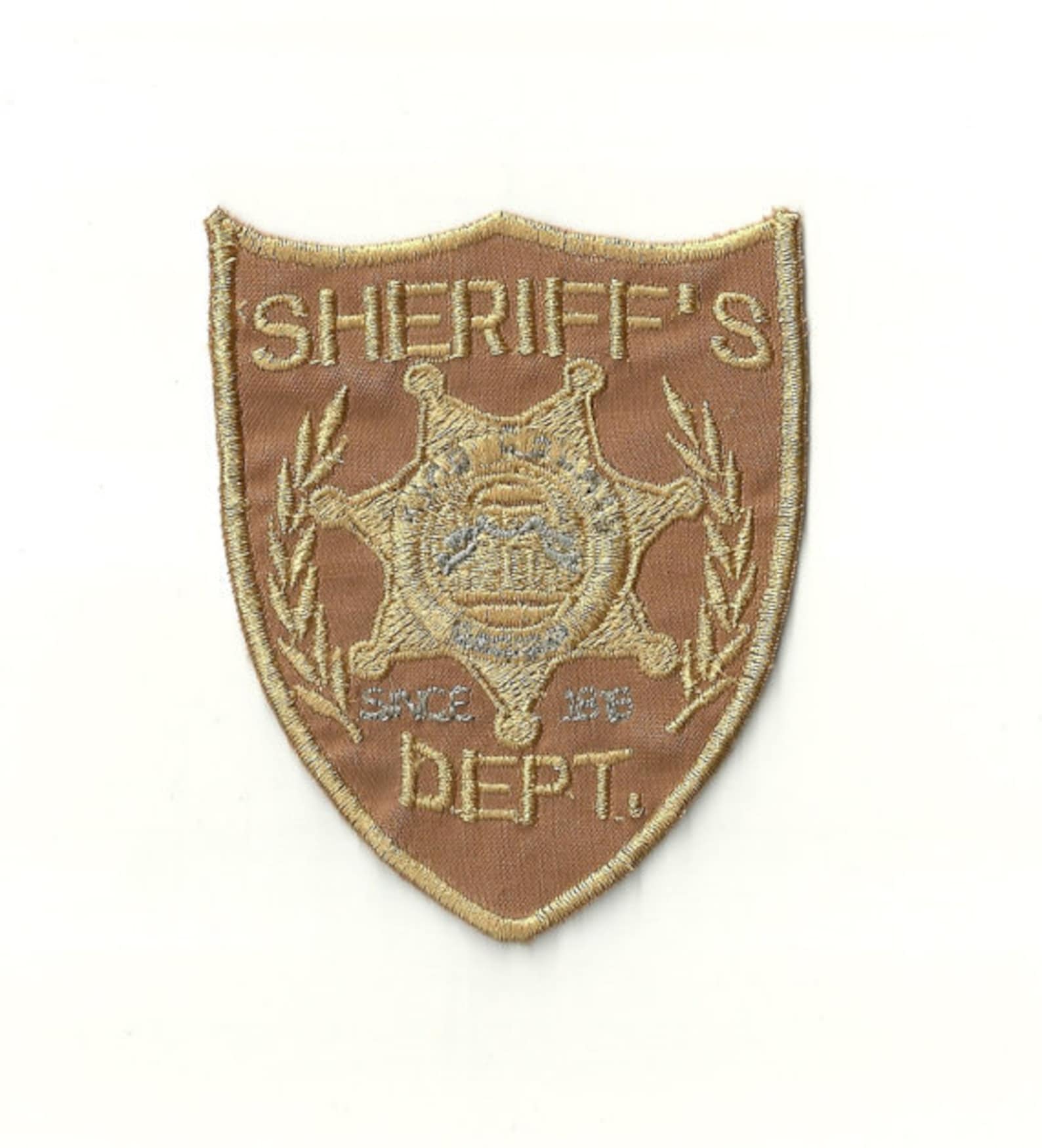 Fun Sheriff's Badge Patch Custom Made - Etsy