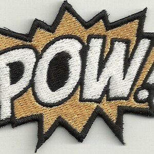 Super Hero, POW Patch! Any Color Combo! Custom Made! F11 - Etsy