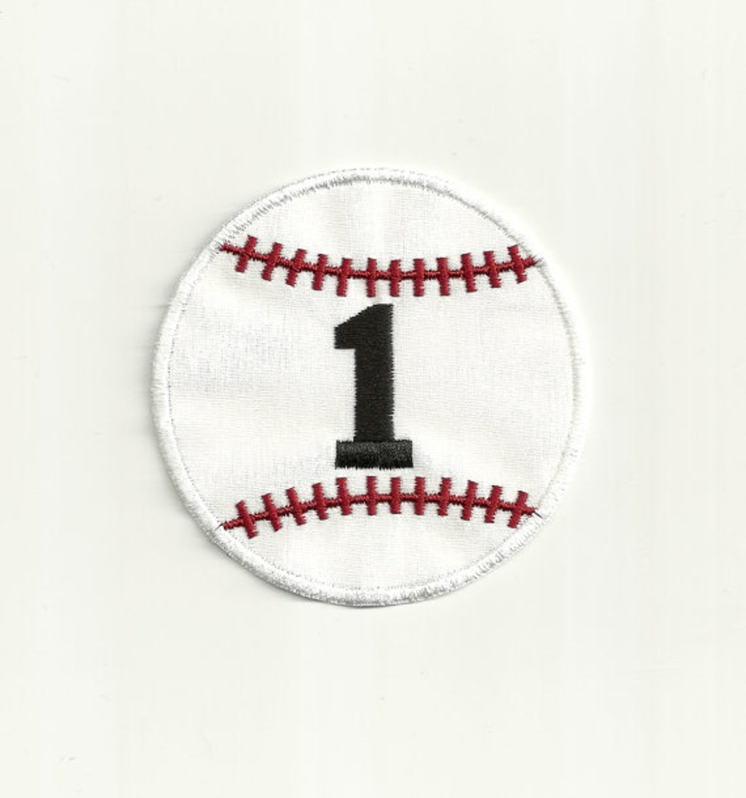 Your Initial or Number on a Baseball Patch! Custom Made! - Etsy
