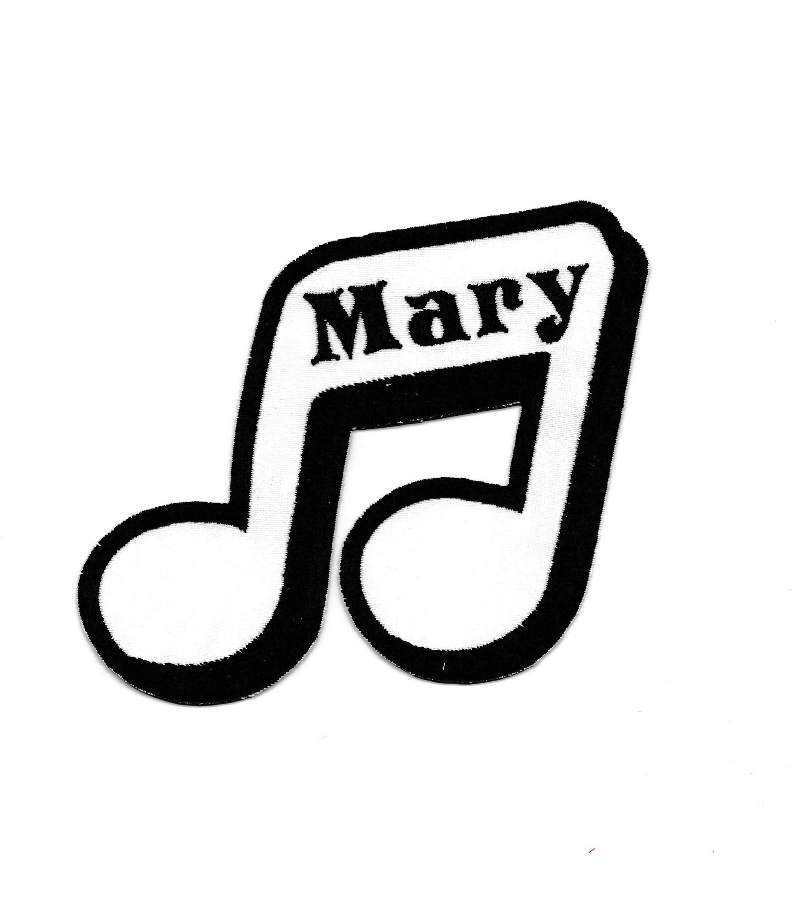 Name on a Music Note Embroidery Designs Patch Custom Made - Etsy