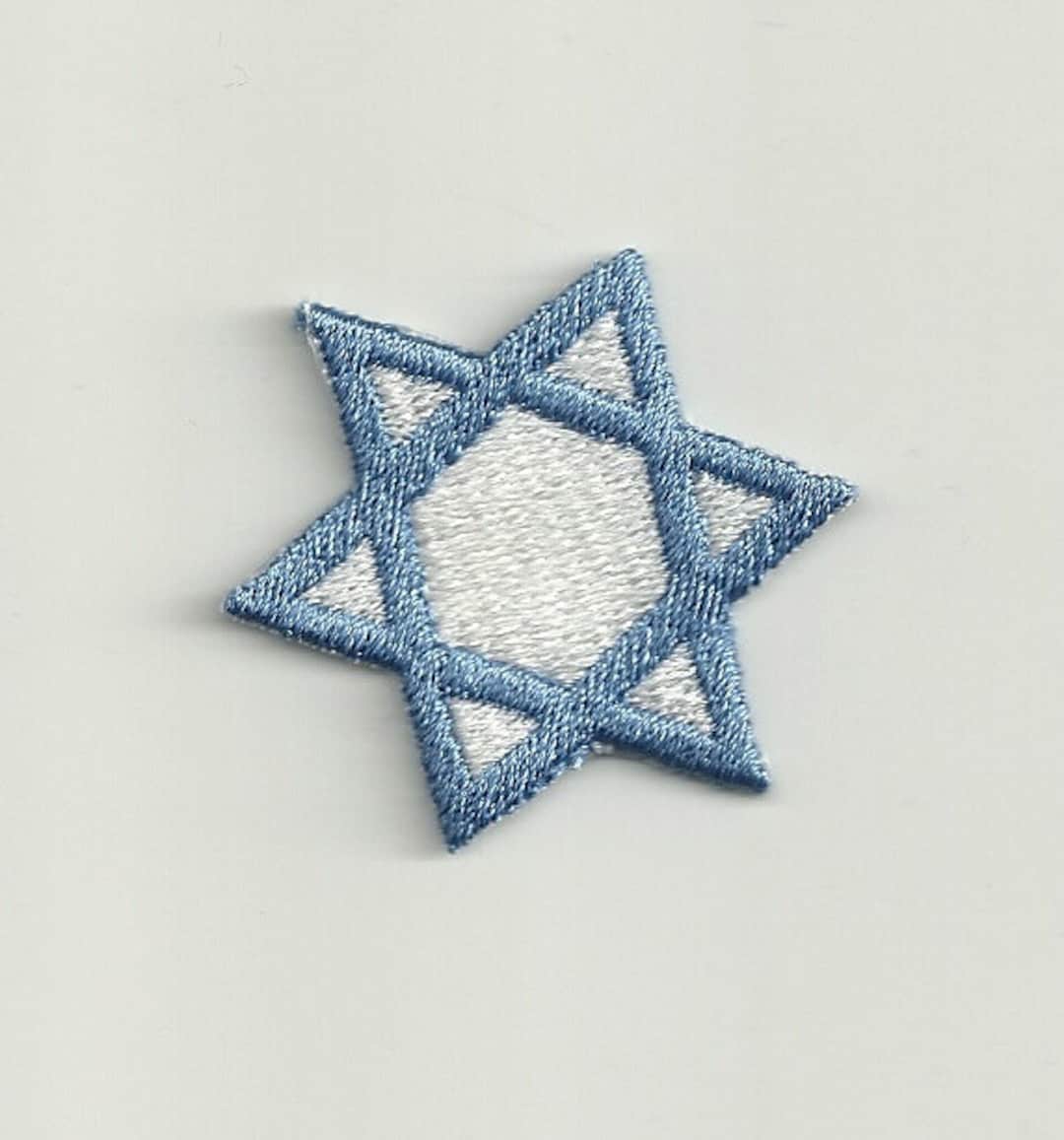 Tiny Star of David Patch, Any Color Combo. Custom Made! F45 - Etsy