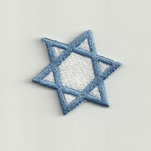 Tiny Star of David Patch Any Color Combo. Custom Made F45 - Etsy