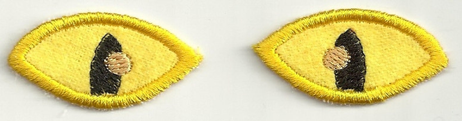 Large Cat's Eyes Patch Set Any Color Custom Made AP88 - Etsy