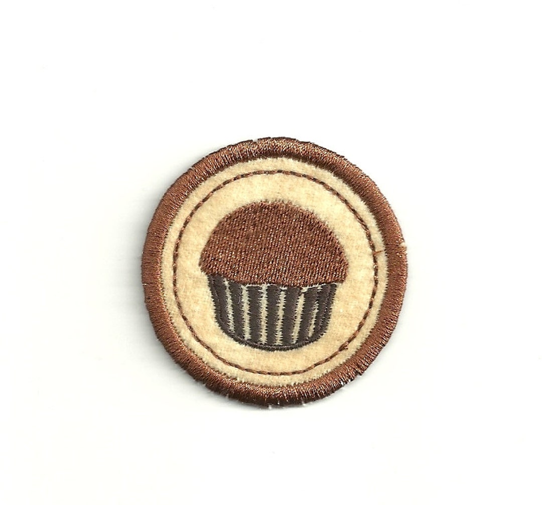 2" Baking, Muffin Merit Badge, Patch! Any Color Combo! Custom Made! - Etsy