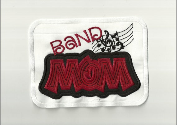 Band Mom Patch Any Color Combo Custom Made | Etsy