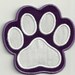 Paw Print Patch, Any Color Combo! Custom Made! AP40 - Etsy