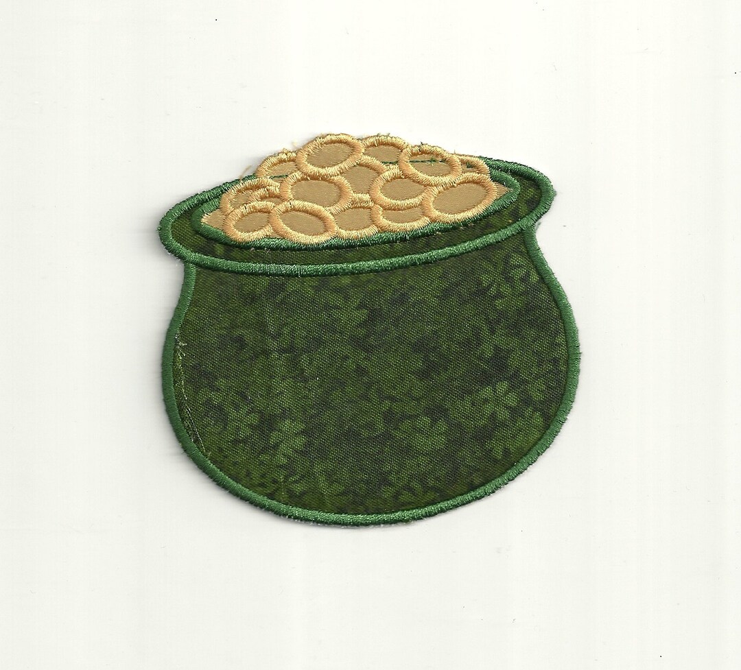 Pot of Gold Patch! Custom Made! - Etsy