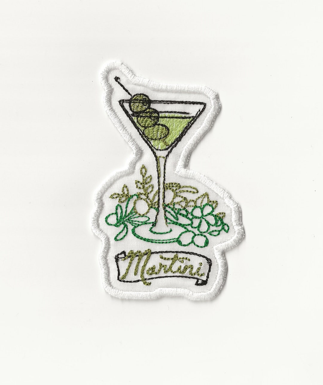 4" Martini Drink Patch! Custom Made! - Etsy