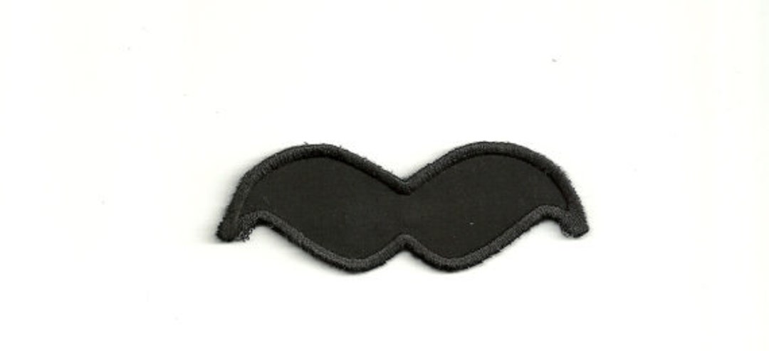 Mustache Patch, Medium! Custom Made! - Etsy